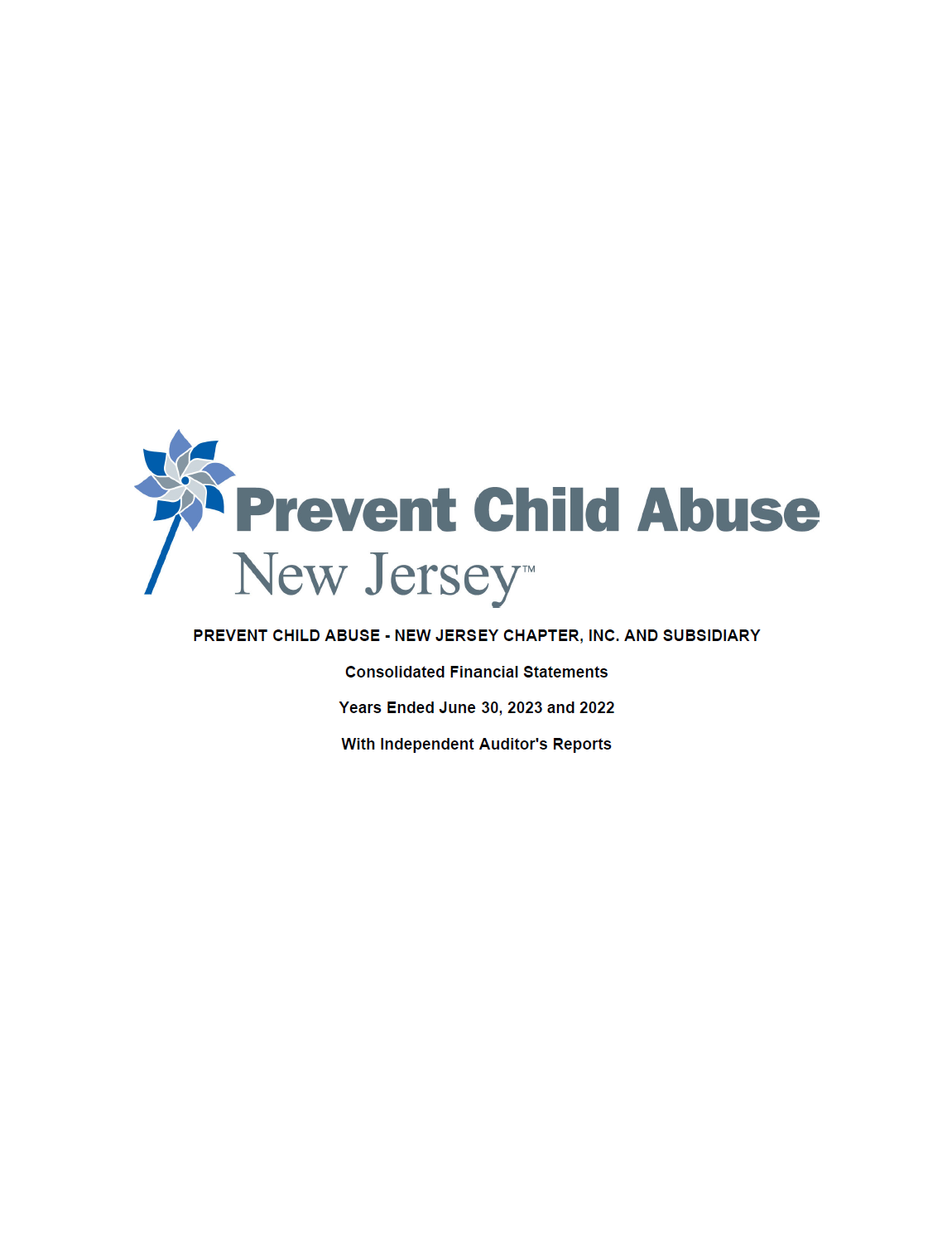 Financials and Annual Reports - Prevent Child Abuse New Jersey